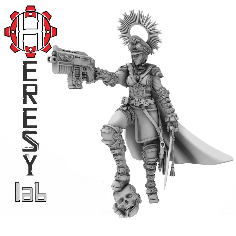 Heresy Lab: Commissar Anastasiya • games, miniatures, and supplies for sale